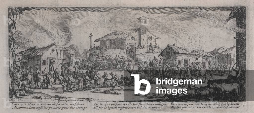 Plundering of a Village (Pillage et incendie d'un village), from 'The ...