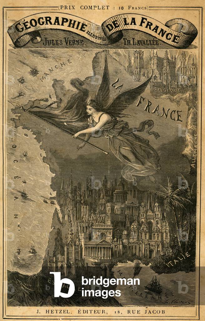 Image of Illustrated Geography of France and its Colonies. circa 1870 ...
