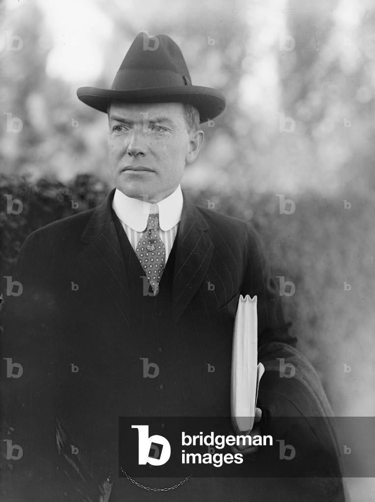 Image of John Davison Rockefeller Jr. (1874-1960), 1917 (b/w photo) by ...
