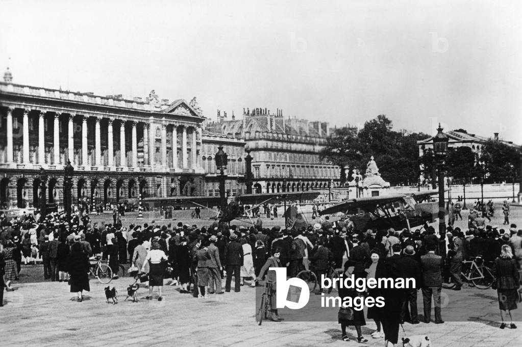 Image of Invasion of Paris by the Wehrmacht, 14.06.1940 (b/w photo)