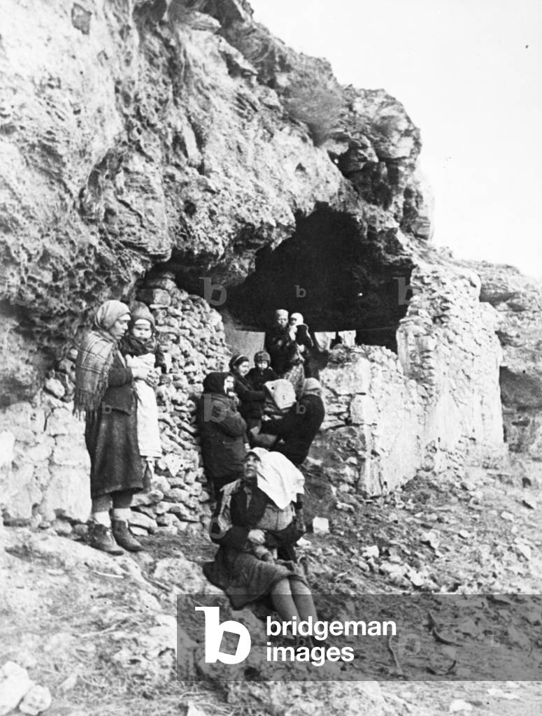 Image of Caves in the Outskirts of Sevastopol Served as Air Raid