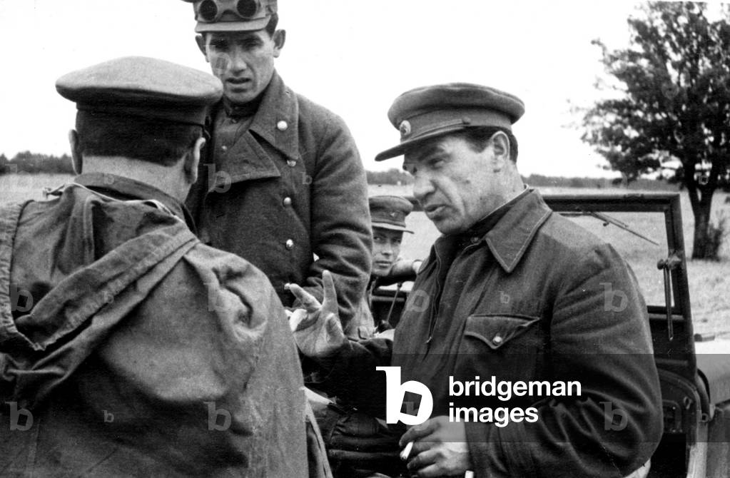 Image of General Chuikov (Commander of Russian 62Nd Army at Stalingrad) Who