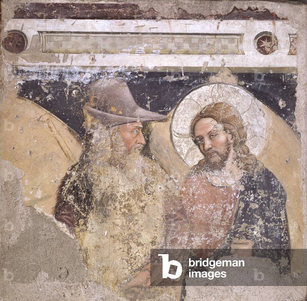 Image of The Way for Emmaus, by Unknown Artist from Padua, 14th by ...