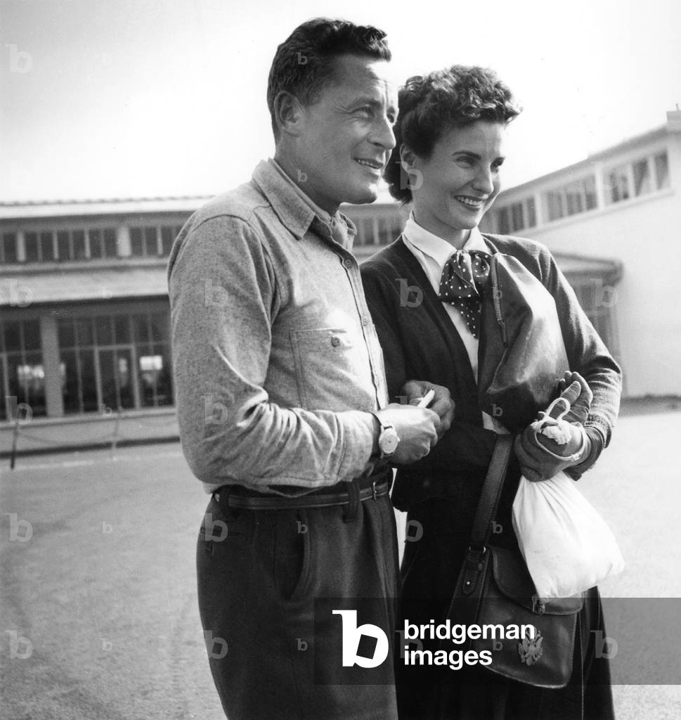 Image of French Explorer Paul-Emile Victor and his First Wife Eliane ...
