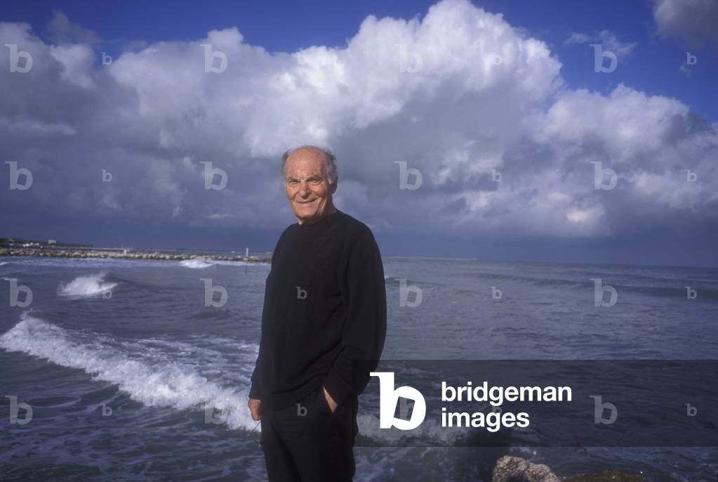 Image of Venice Lido, Venice Film Festival 1998. Italian actor Turi Ferro,