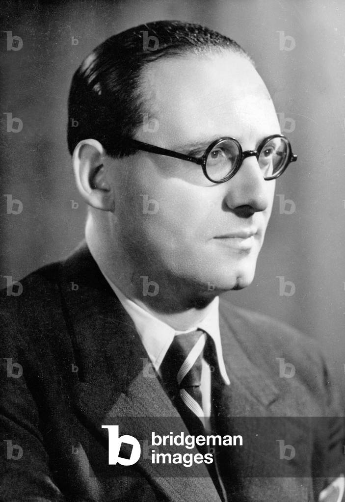 Image of French politician Pierre Pucheu (1899-1944) member of the PPF ...