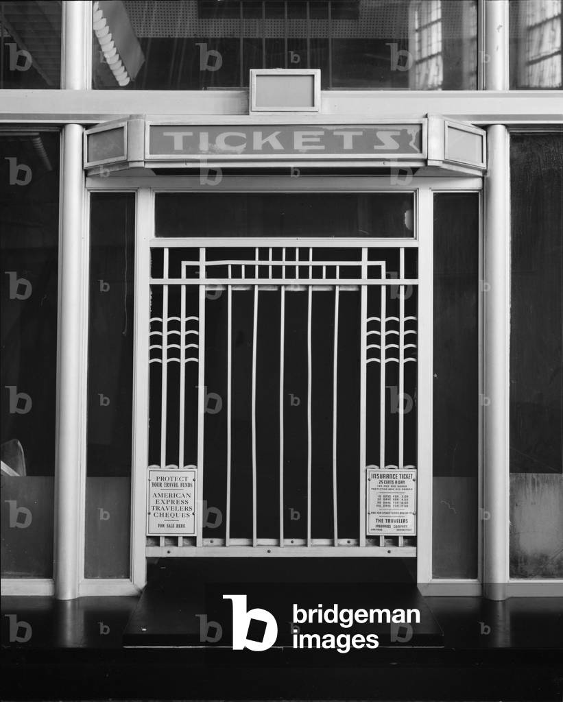 Image of Cincinnati Union Terminal, ticket booth, constructed in 1933 ...