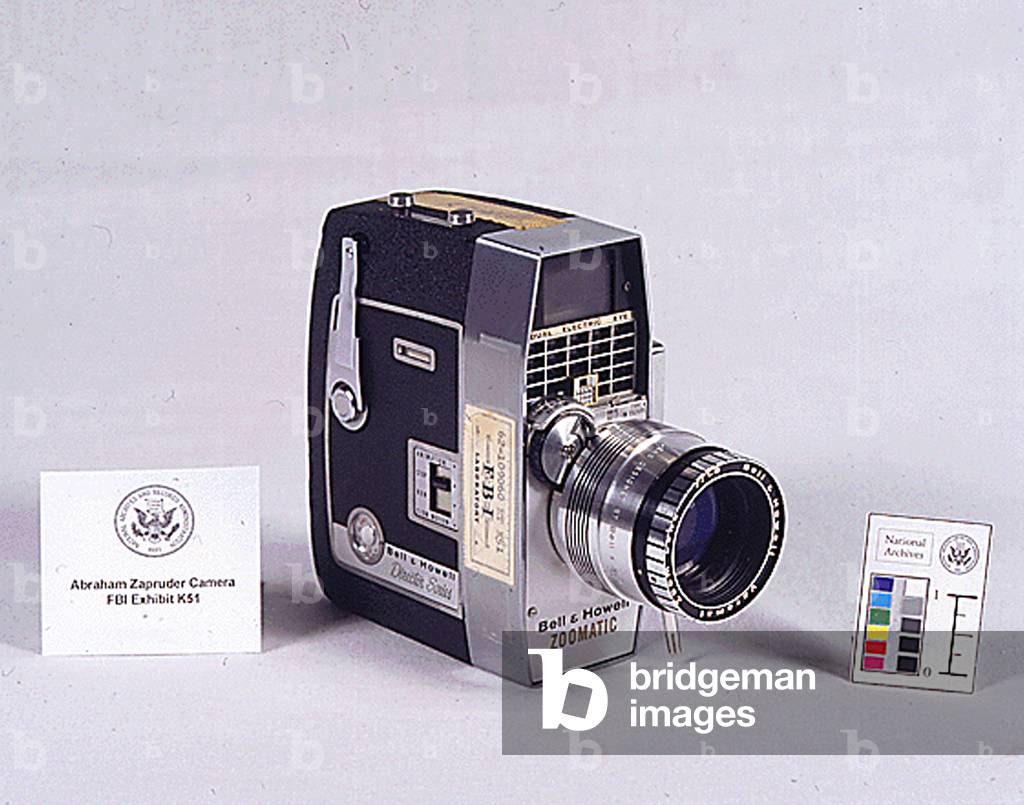 Image of Abraham Zapruder's camera (8mm Bell & Howell Zoomatic Director ...