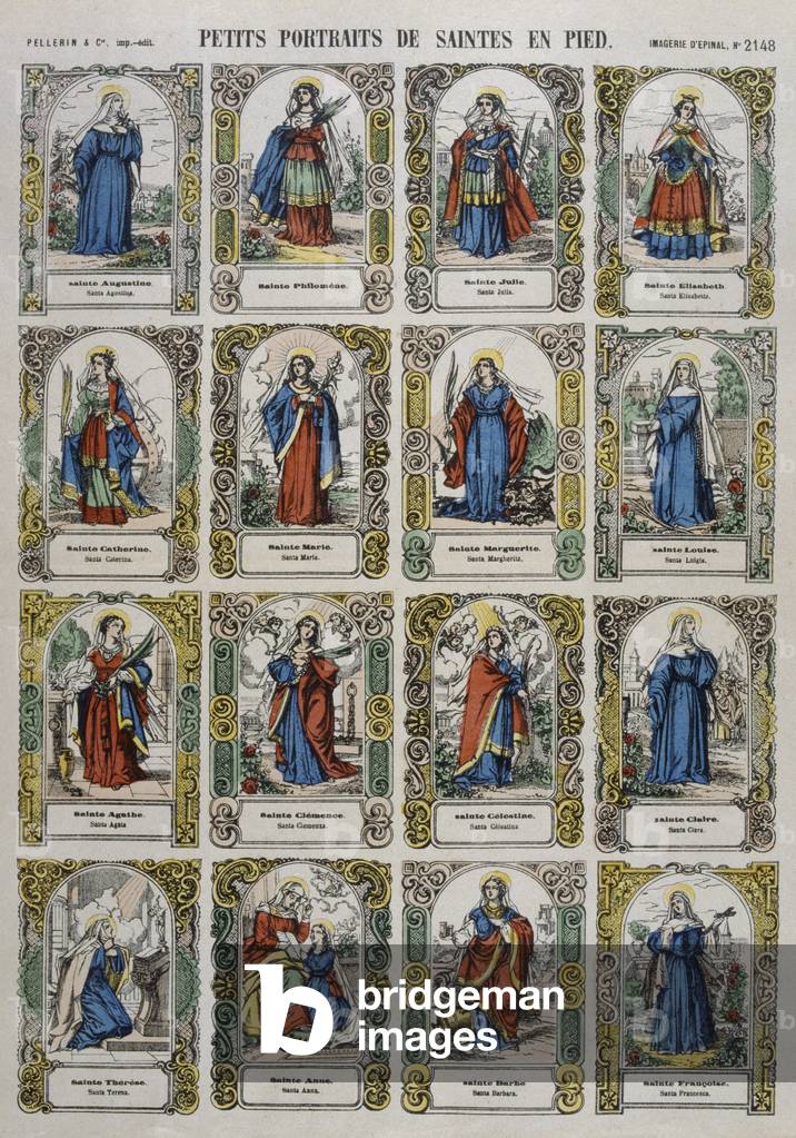 Image of French 19th century, coloured woodblock illustration showing ...