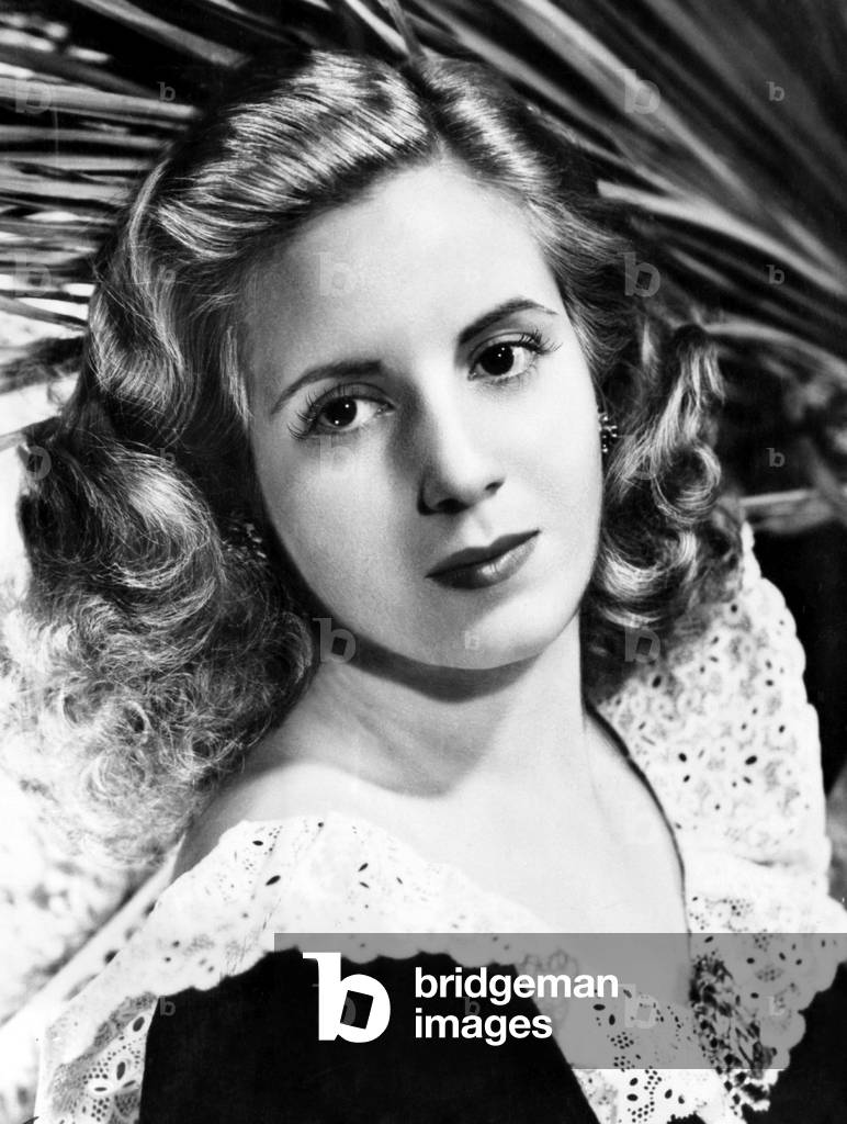 Image of Eva Peron shortly before her marriage to Juan Peron in