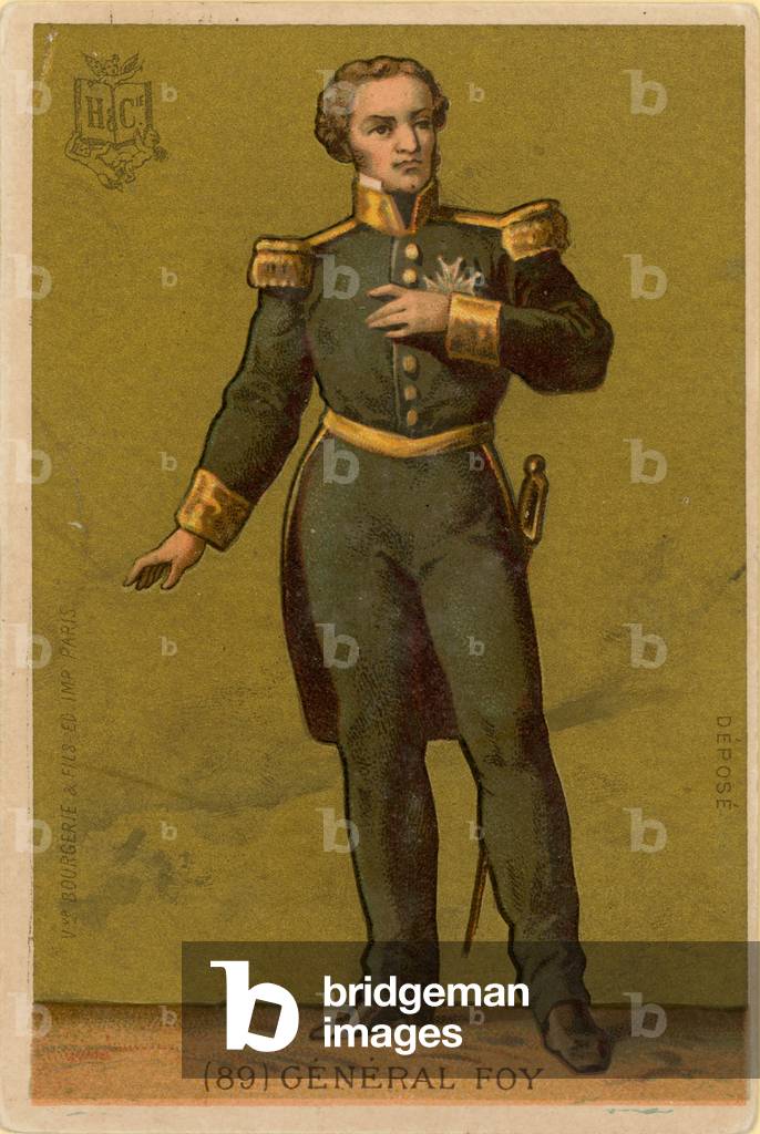 Image of General Maximilien Sébastien Foy (chromolitho) by French ...