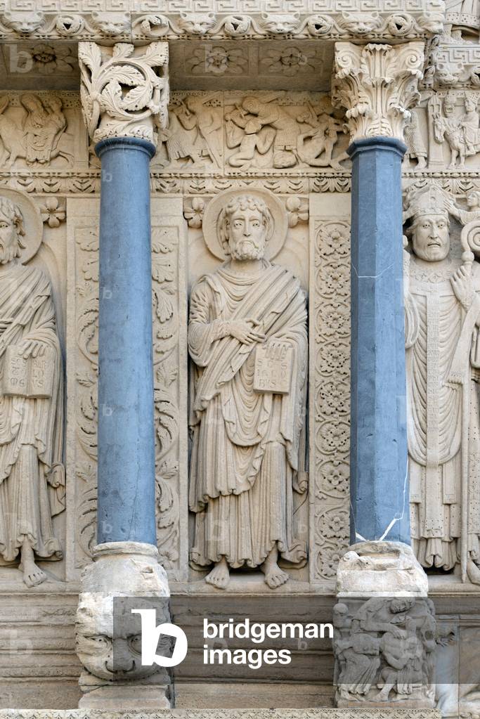Image of Romanesque Sculpture of Saint James the Less; the Lesser; the