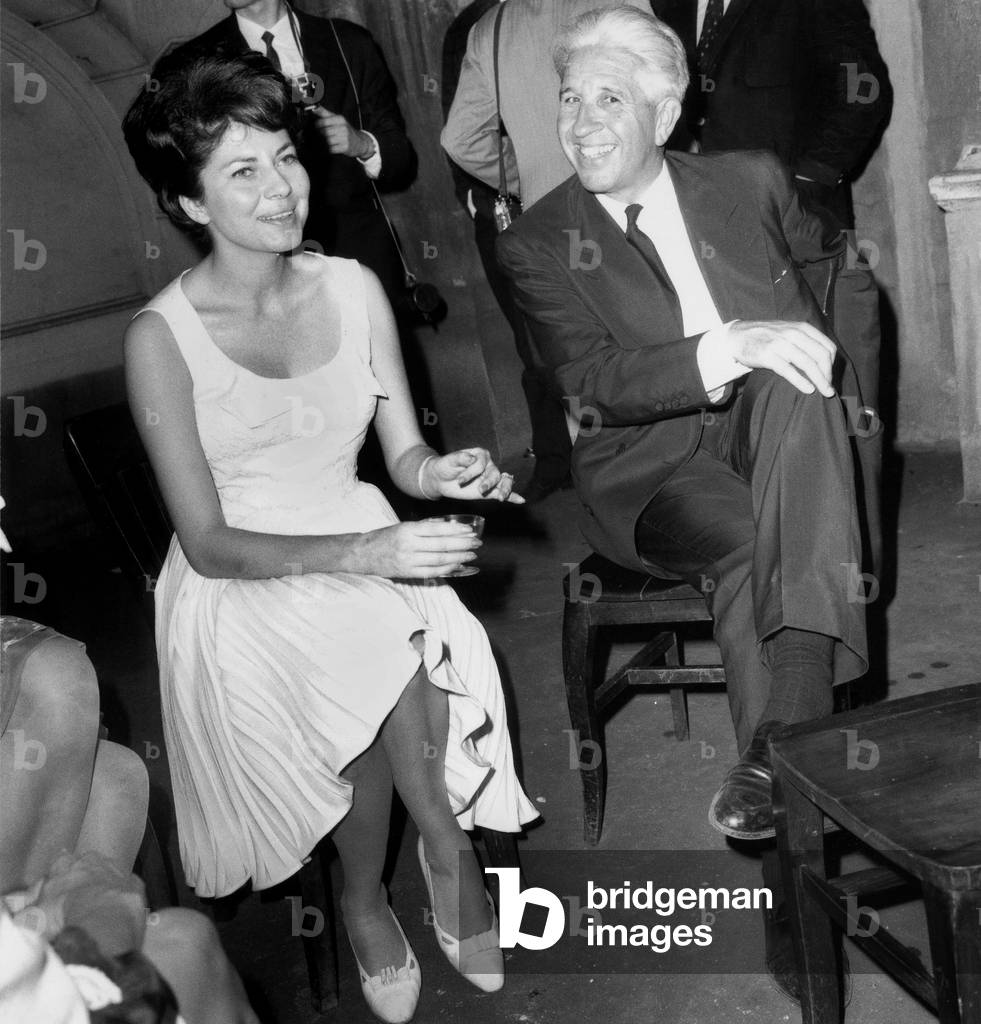 Image of Princess Soraya of Iran and French Editor Claude Gallimard June