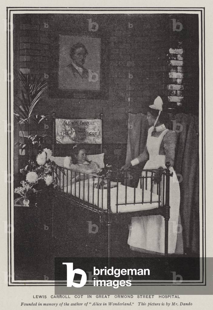 Image of The Lewis Carroll Cot in Great Ormond Street Hospital, London ...
