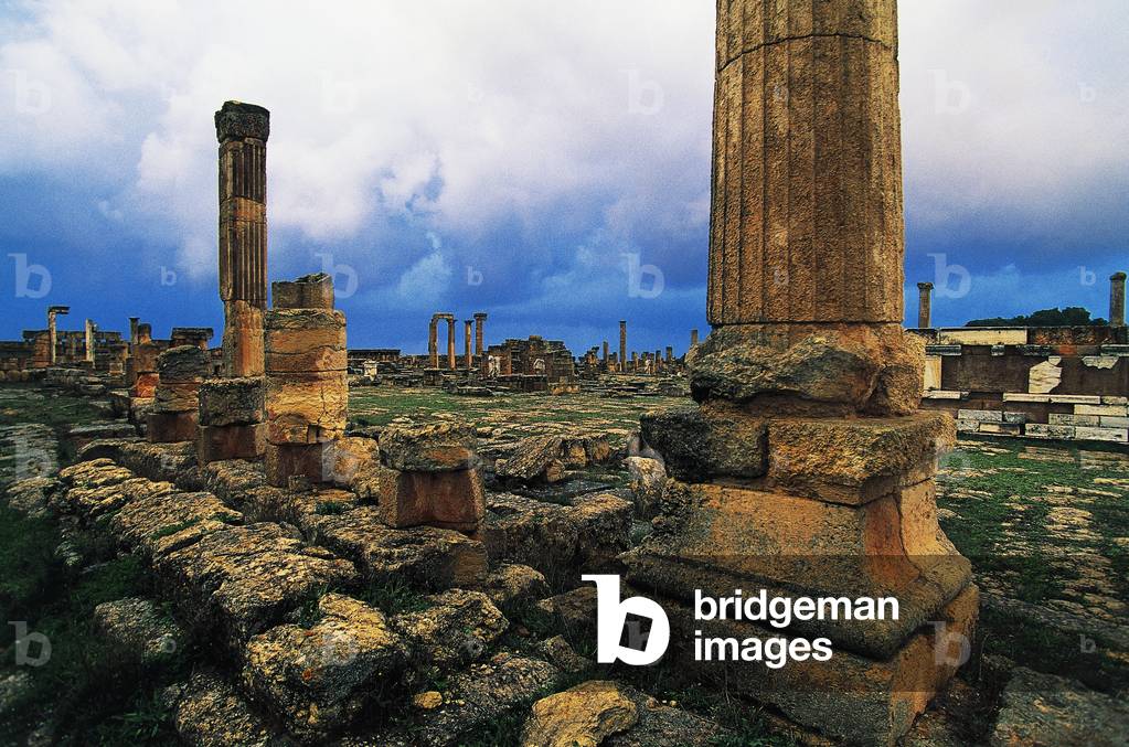 Image of Roman Forum and Greek Agora, Greco-Roman city of Cyrene (Unesco