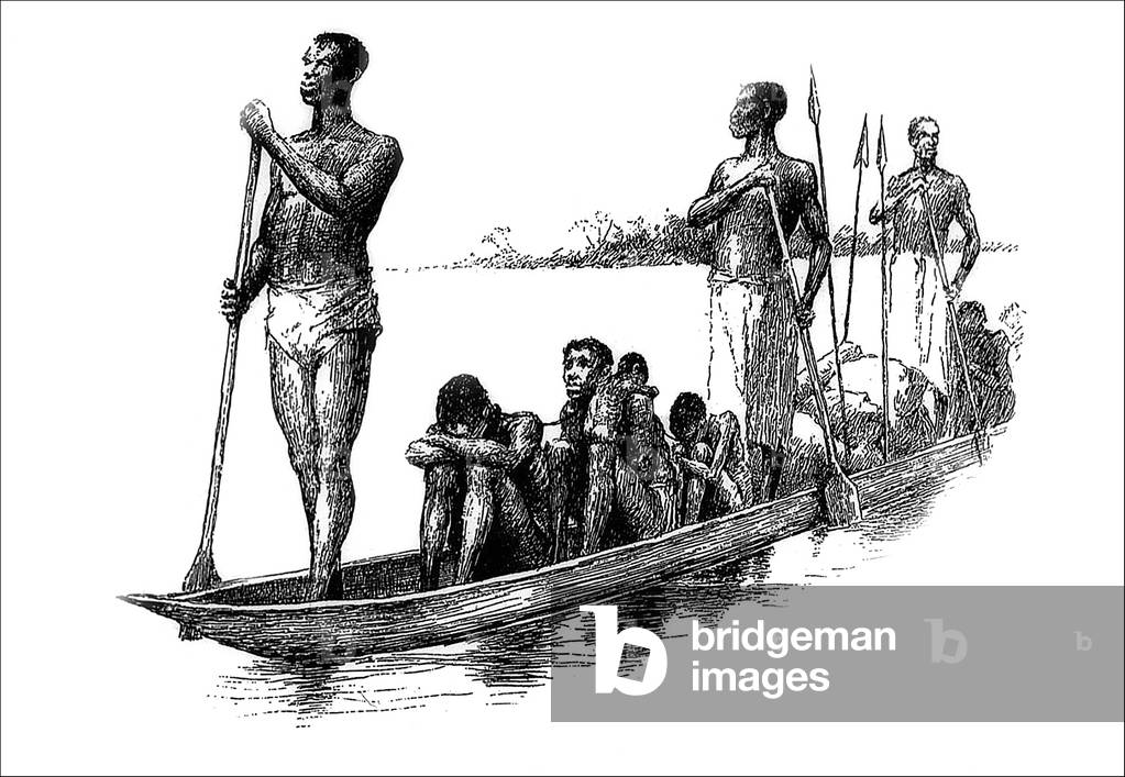 African Slaves Being Captured