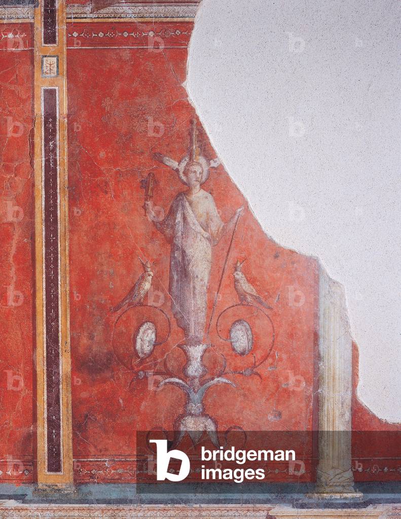 Image of Statue of Isis, 25 A.D. (mural) by Roman, (1st century AD)