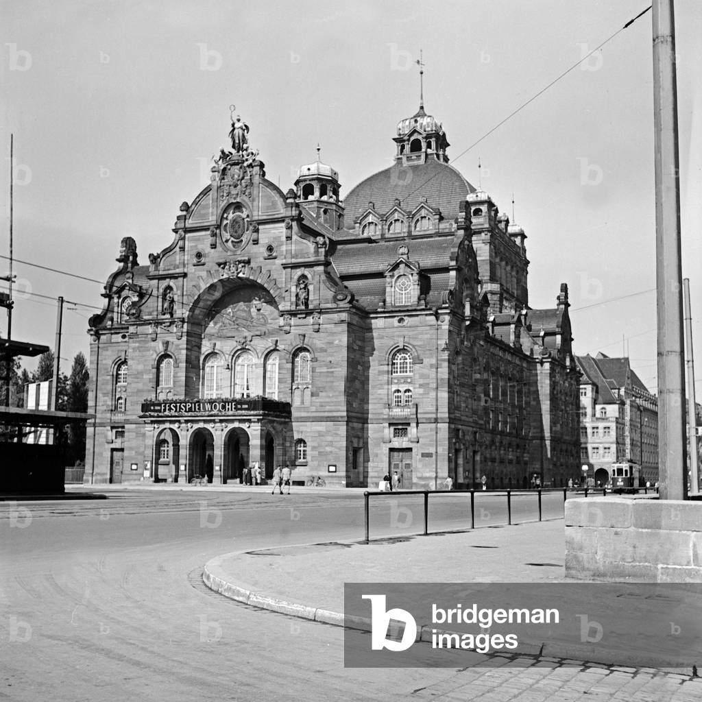 Image of The Nuremberg opera, Germany 1930s (b/w photo)