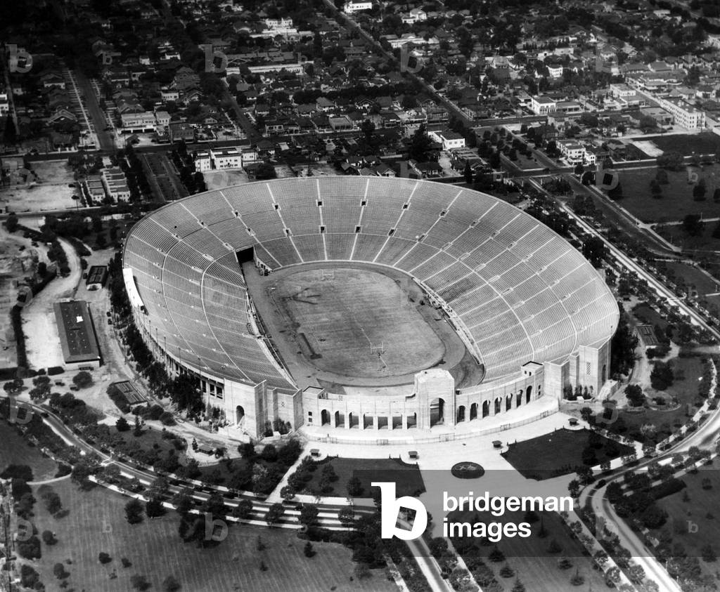 Image of Dodger Stadium in Los Angeles, California, where the principal ...