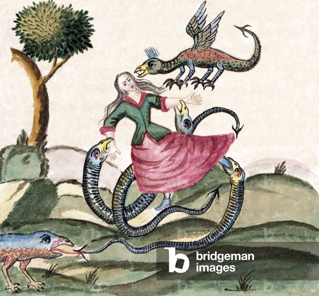 Image of Germany: Woman attacked by strange creatures. From the ...