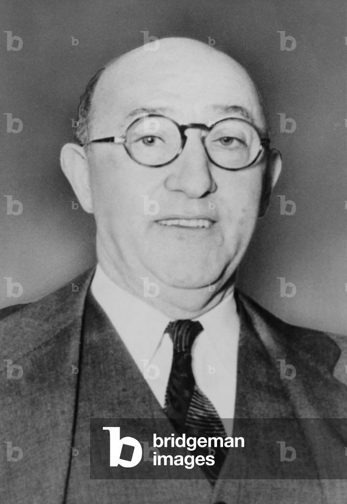 Image of William Fox, founder of Fox Films, in 1941-42, when he