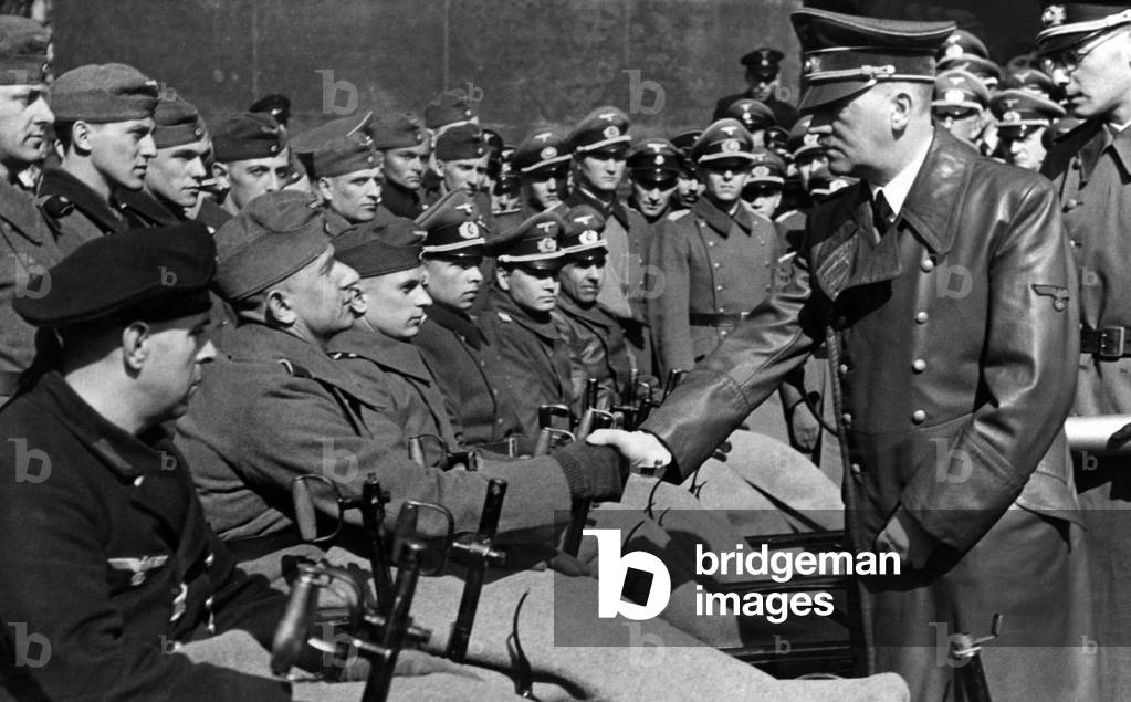 Image of Adolf Hitler in Berlin, 1943 by German Photographer, (20th ...