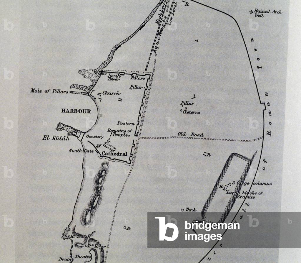 Image of Ancient map of Caesarea