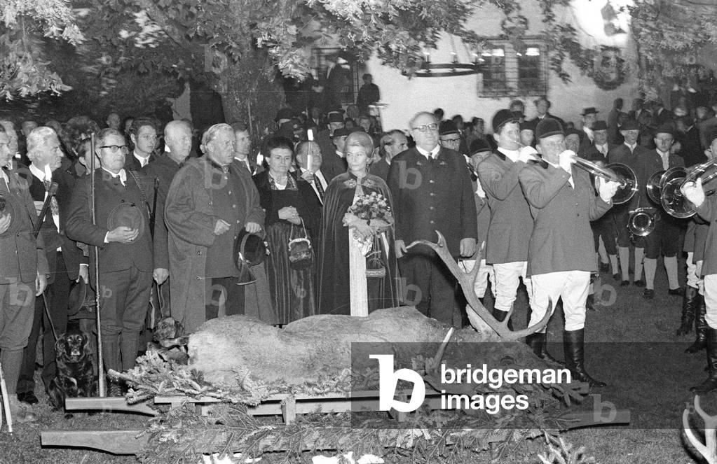 Image of Carl Adolf Vogel and Winnie Markus, 1971 (b/w photo)