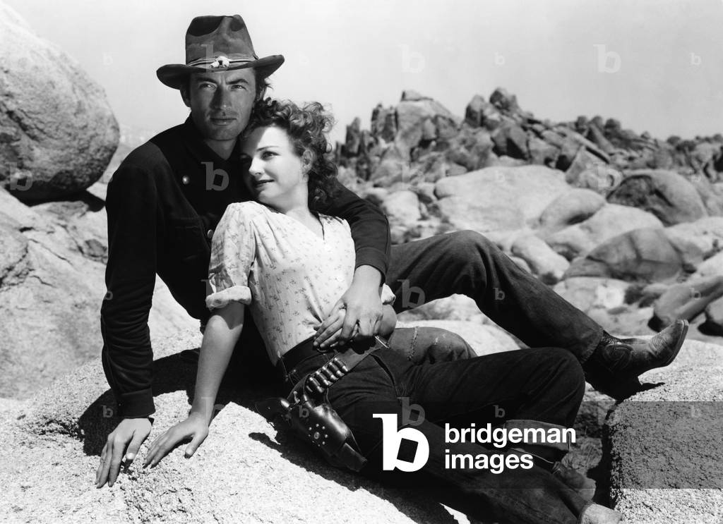 Image of Gregory Peck And Anne Baxter, Yellow Sky 1948 Directed By