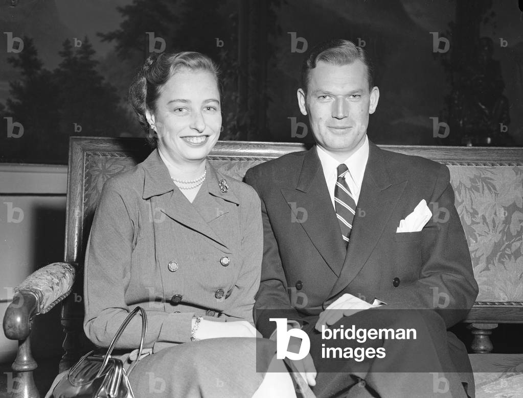 Image of Oslo 19530214. The engagement of Princess Ragnhild and ...