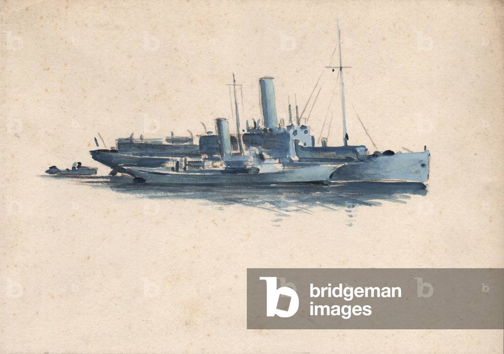 Image of Flagship of the anti-submarine training school at Tobermory ...
