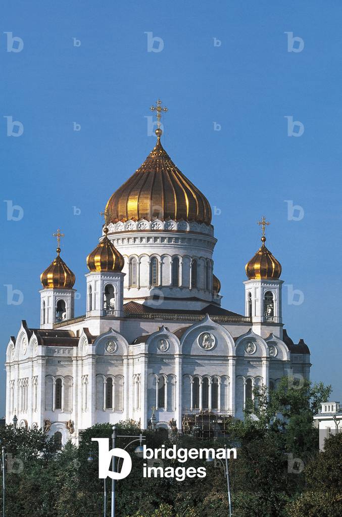 Image of Cathedral of Christ Saviour, 1997, built on site of 19th
