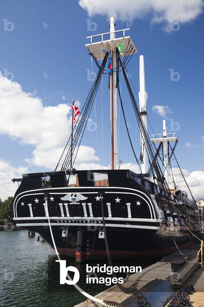 Image of The USS Constitution at the USS Constitution Museum, Boston,