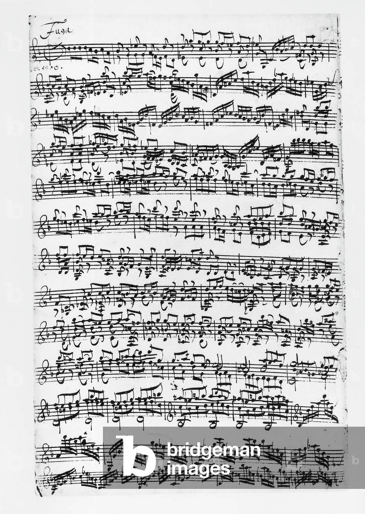 Original Bach Sheet Music