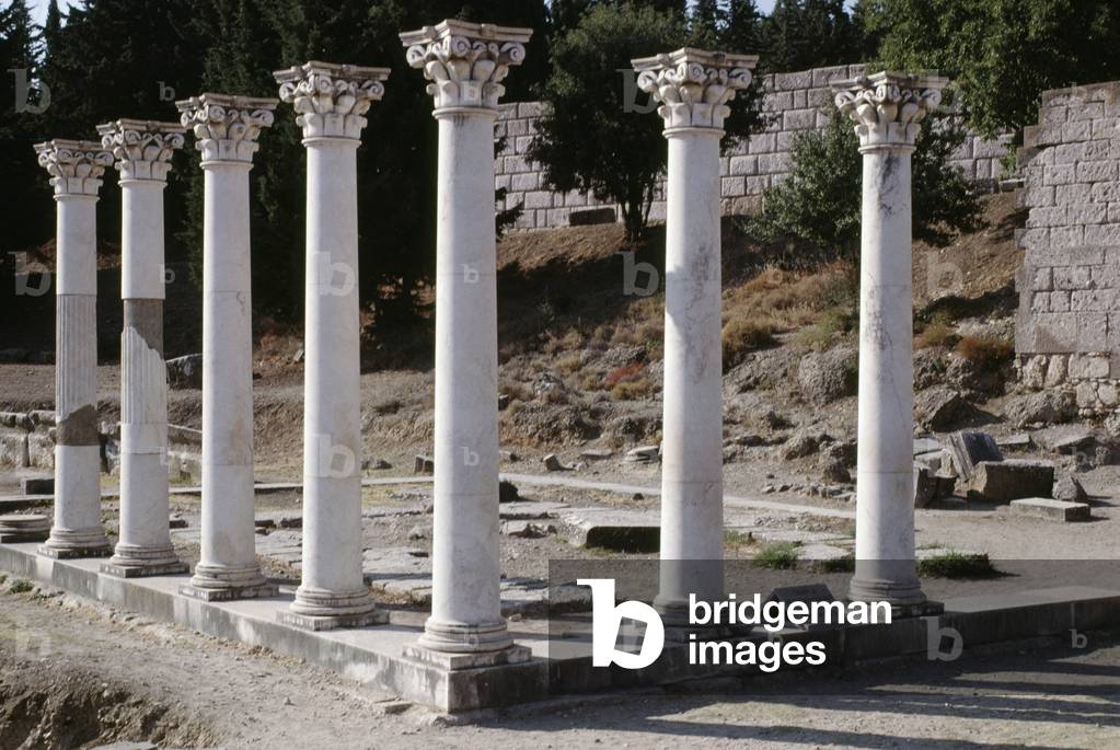 Image of Temple of Apollo in the Asklepieion or Temple of Asclepius,