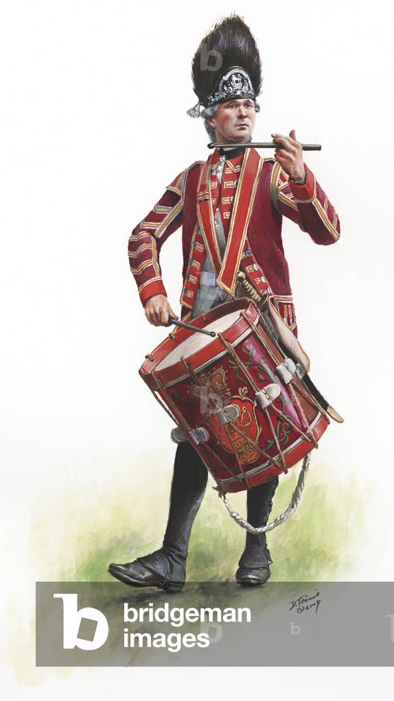 Image of British Drummer, 59th Regt. of Foot 1775, 2009 (w/c & by ...