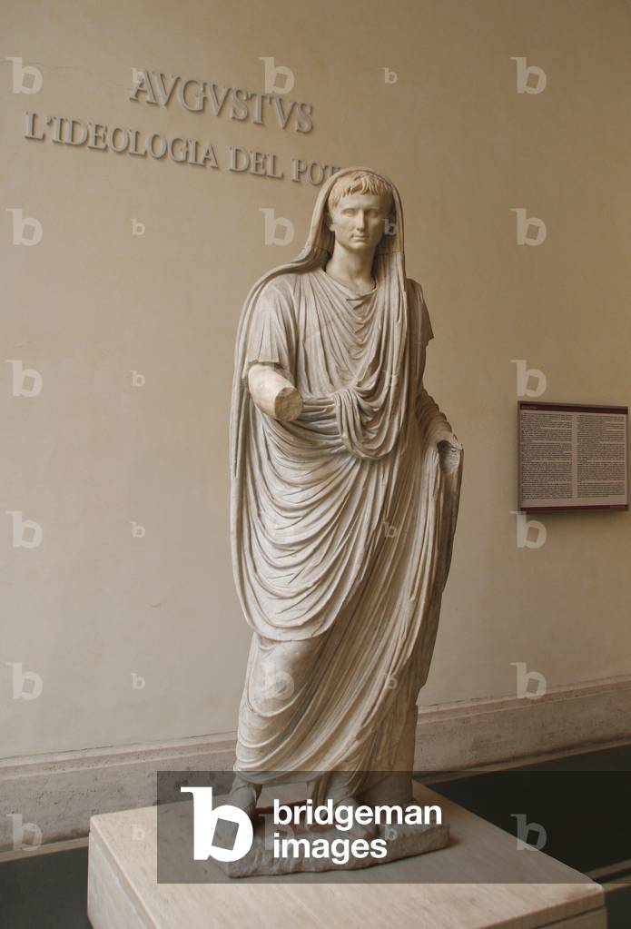 Image of Augustus ( 63 BC 14 AD). First Emperor. Statue