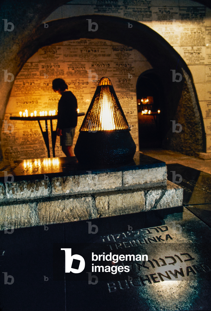 Image of Interior of Yad Vashem, Israel's Holocaust Remembrance Center ...
