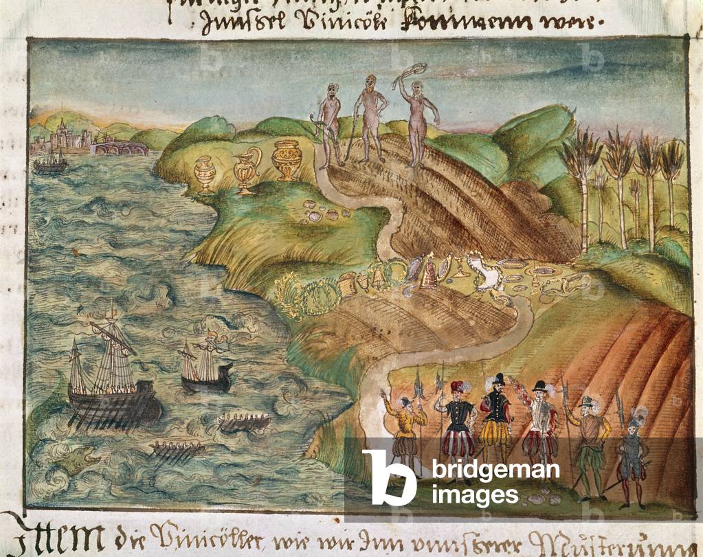 Image of Expedition lands in Venezuela, from 'Memoirs, biographical ...