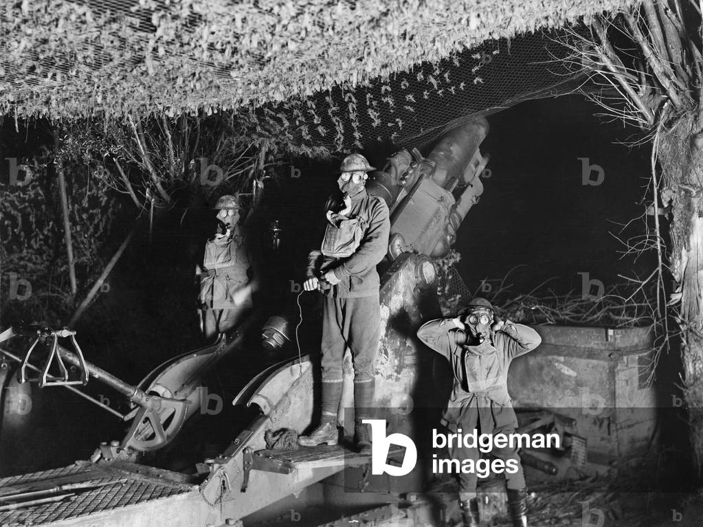 Image of A 9.2in Howitzer gun of the 2nd Australian Siege Battery by ...