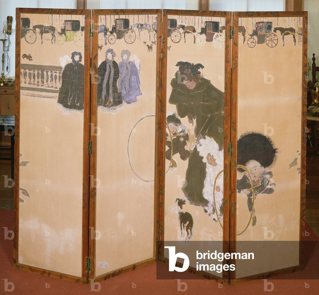 The Nannies Out for a Walk or the Frieze of Hackney Carriages, Folding ...