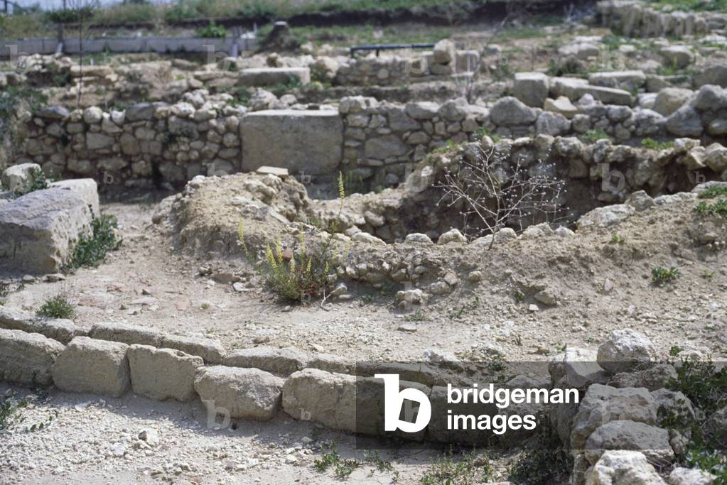 Image of Remains of water channel and walls, Civita di Tarquinia (where