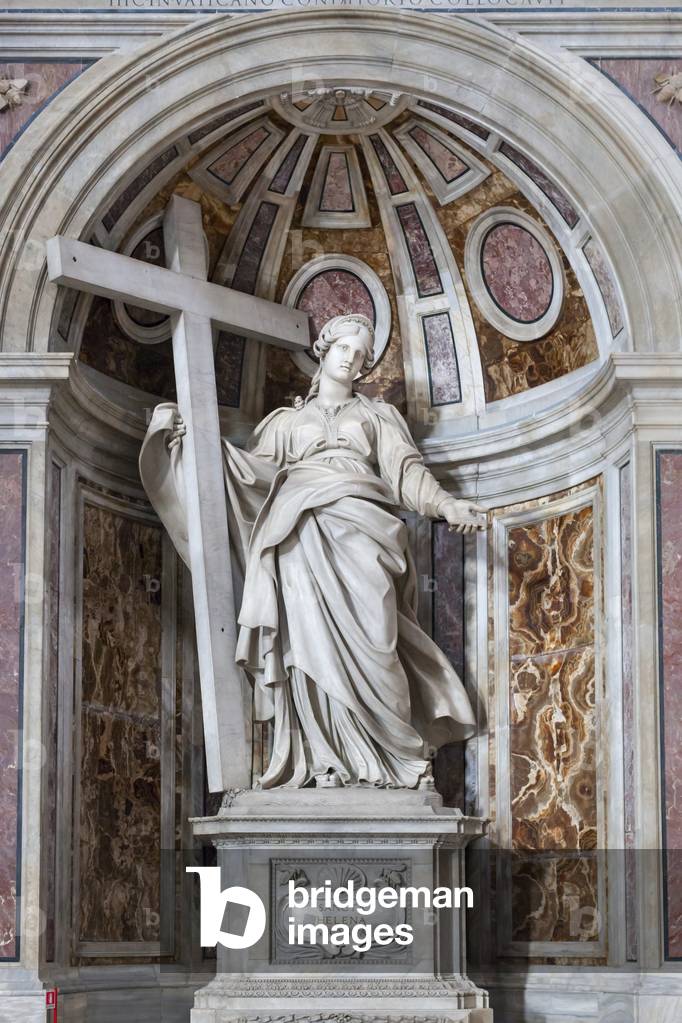 Image of Statue of St. Helena in St. Peter's Basilica, Vatican City, by ...