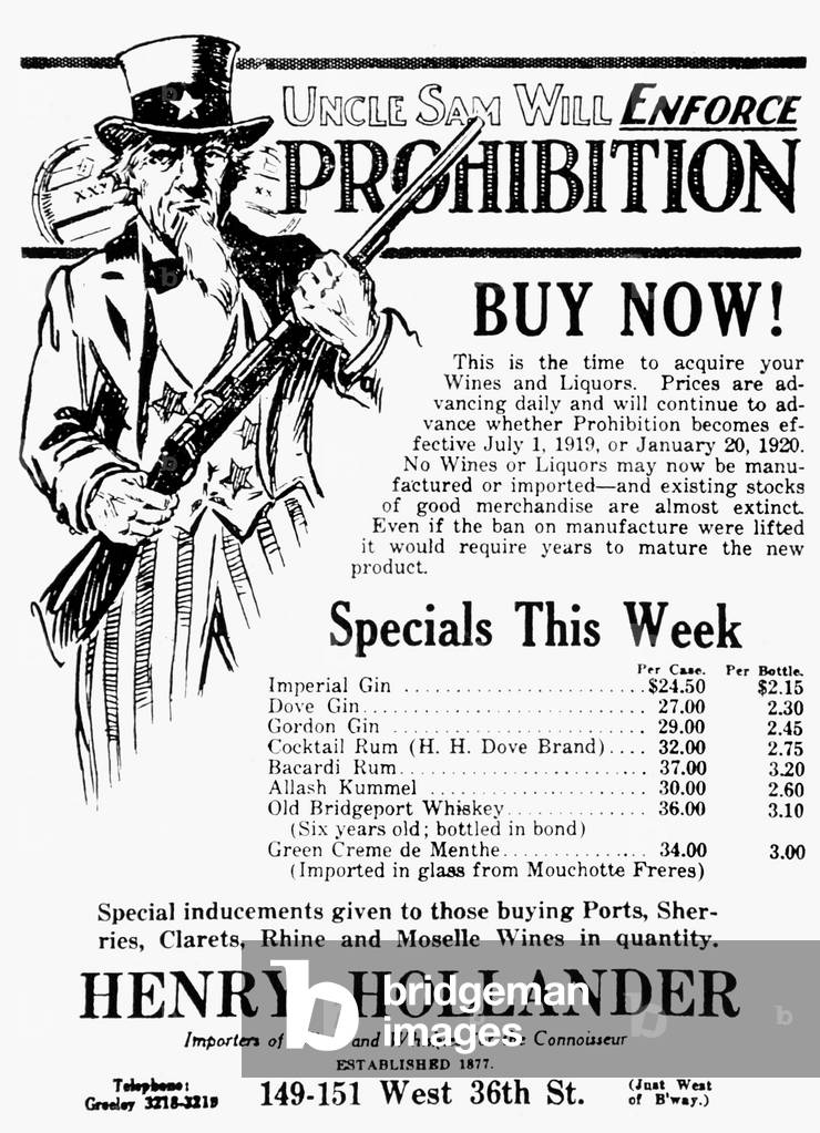 1920s Alcohol Ad