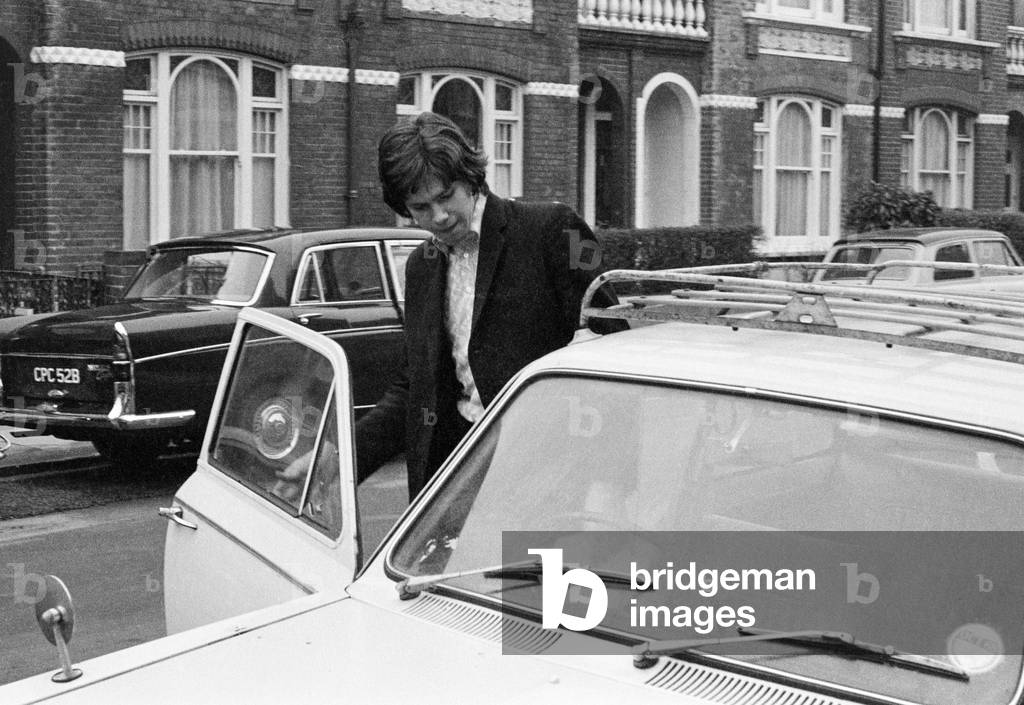 Image of Nick Drake, London, 1967 (b/w photo) by Lloyd, Julian