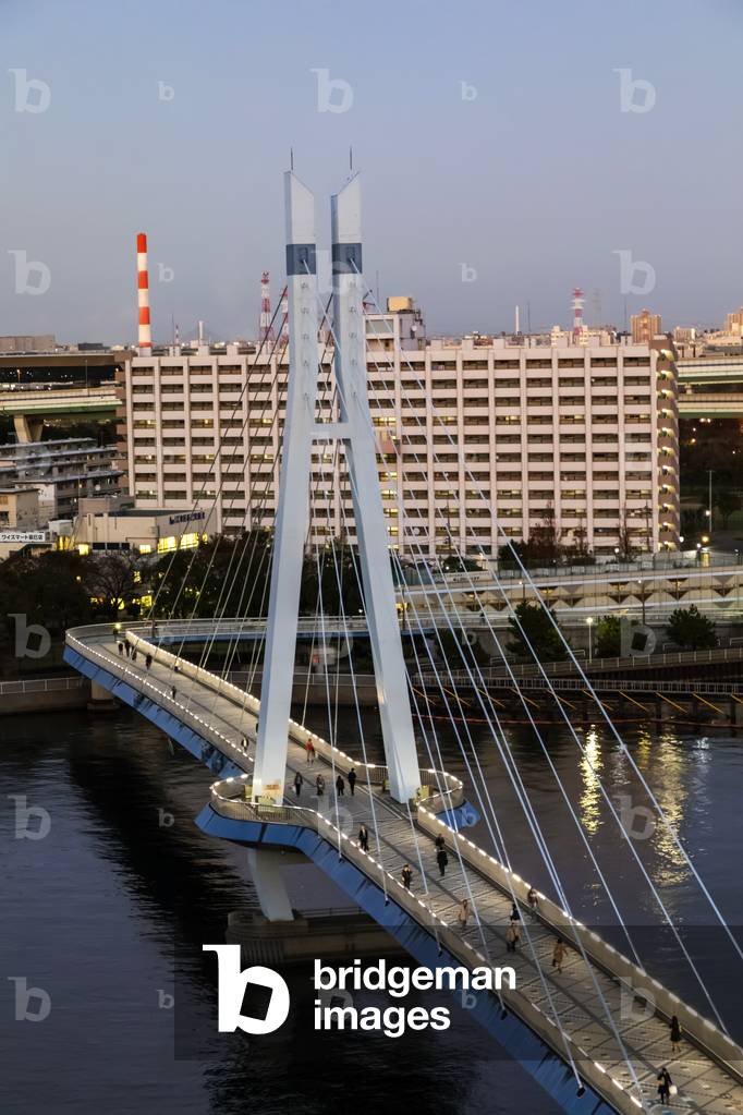 Image of Japan, Honshu, Tokyo, Toyosu, Shinonome, Tatsuma Sakurabashi ...