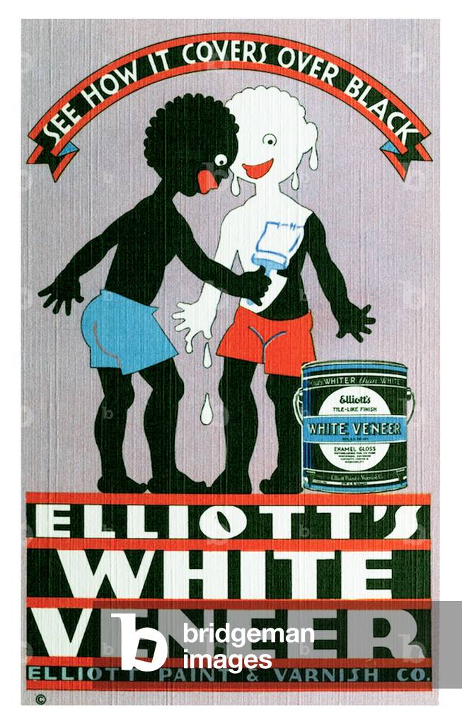Image of USA: Black racist stereotypes used in a Elliott's Paint and
