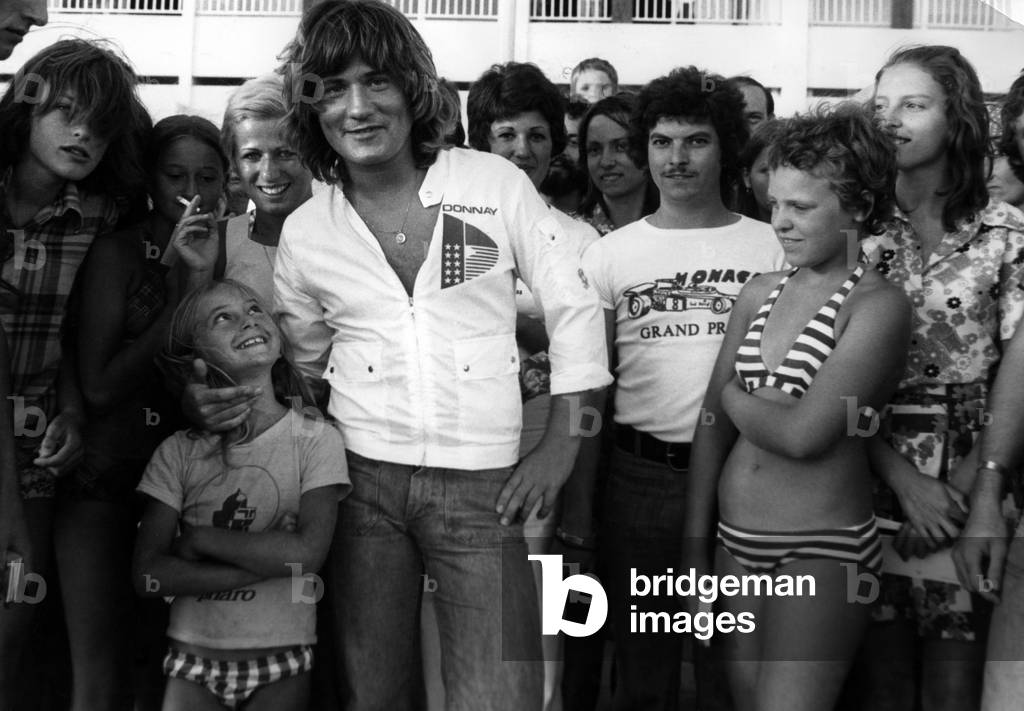 Image of The Singer C. Jerome At Cap D'Agde in August 1974