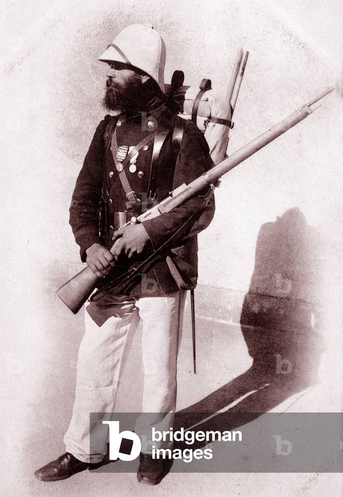 Image of French Foreign Legion, soldier, in Algeria, 1910