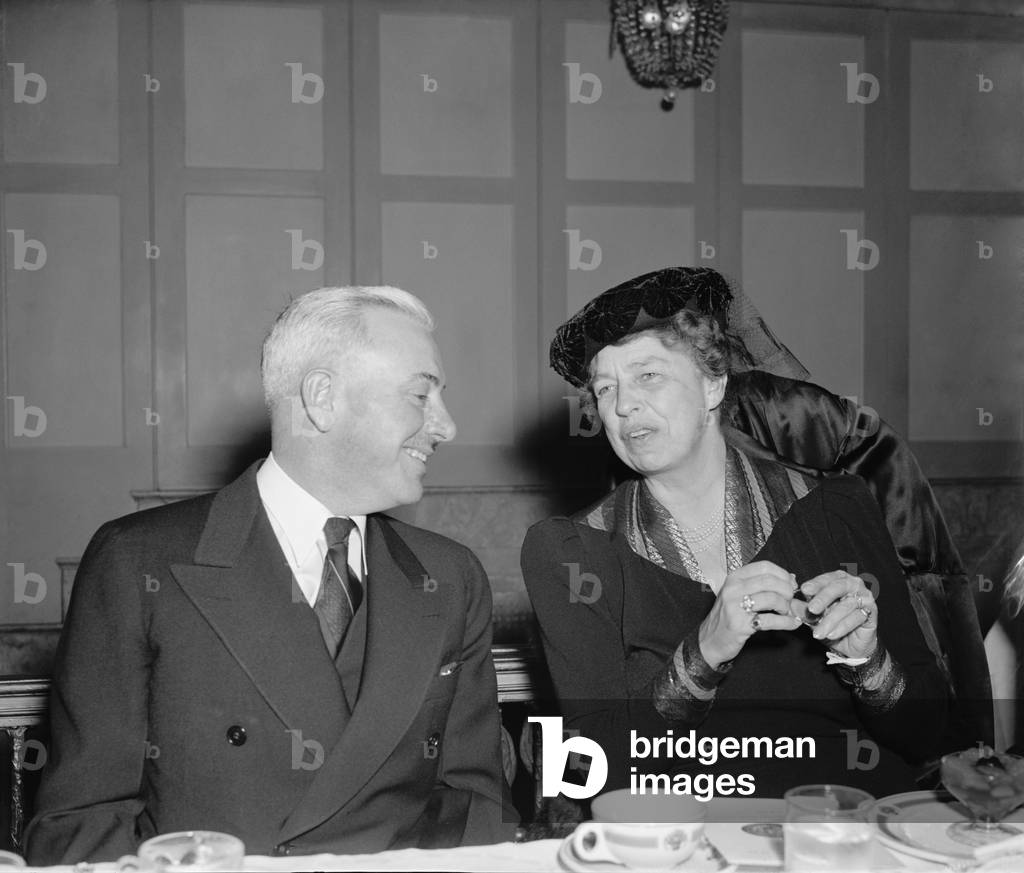 Image of First Lady Eleanor Roosevelt with Surgeon General Dr. Thomas ...